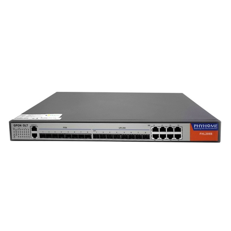 OLT GPON FHL208B PHYHOME 1U 8 PORTAS PON Sem GBIC