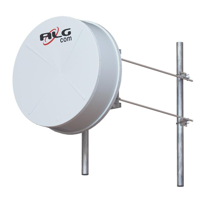 Antena ALGcom Blindada Com Radome 1.8m 37dbi PS-5800-37-18-DP