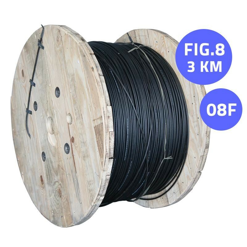 Cabo de Fibra Óptica Fig.8 8FO CFOA-SM-DROP-FIG8-08FO-COG - 3KM