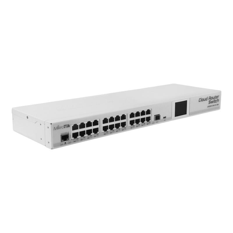 CLOUD ROUTER SWITCH 600MHZ CRS125-24G-1S-RM - MIKROTIK