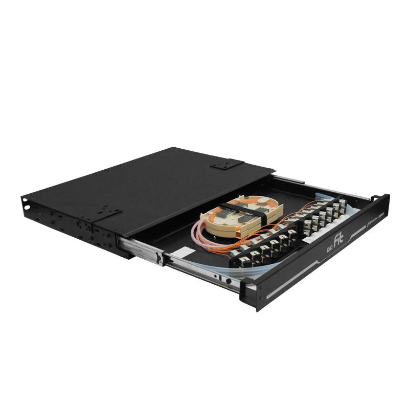 DISTRIBUIDOR ÓPTICO DIO 24F SC/MM GAVETA 19'' 1U FIBRACEM