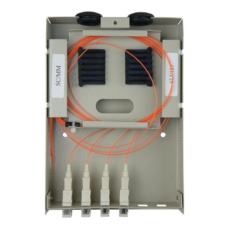 MINI DISTRIBUIDOR ÓPTICO 04F MM 62.5 BEGE - FIBRACEM