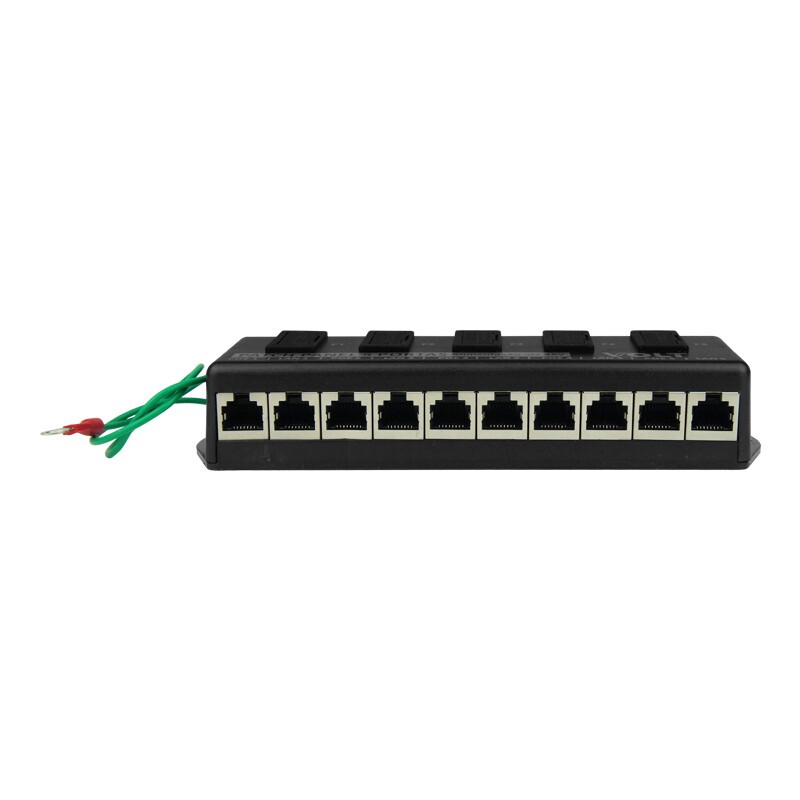 PATCH PANEL POE 5 PORTAS FAST ETHERNET 48V - VOLT