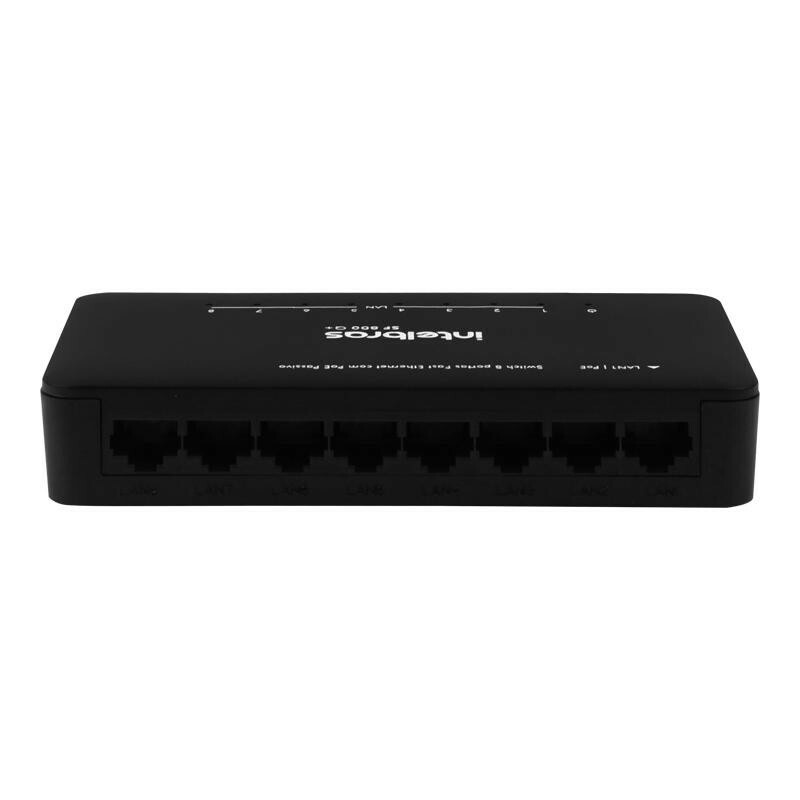 SWITCH 8 PORTAS FAST ETHERNET SF 800 Q+ POE - INTELBRAS