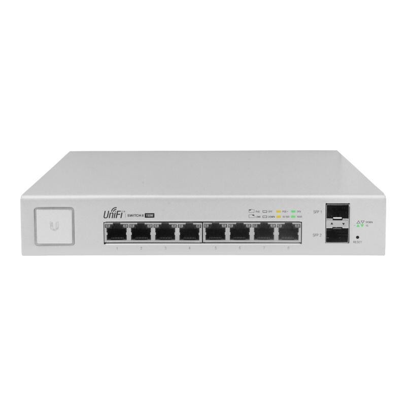 UNIFI GIGABIT SWITCH SFP US-8-150W DE 8 PORTAS - UBIQUITI